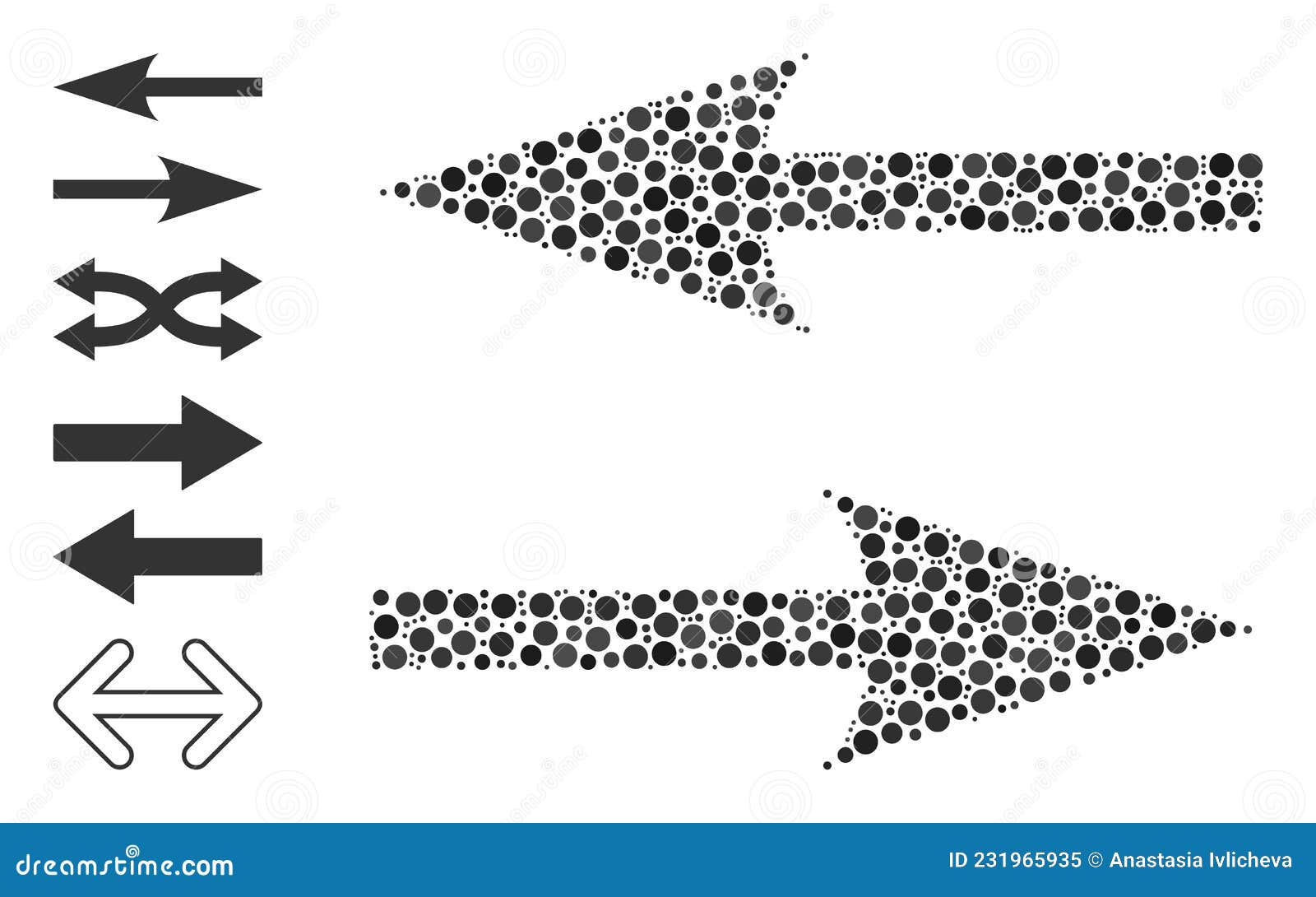 Collage Invert With Textured Negative Seal Cartoon Vector ...