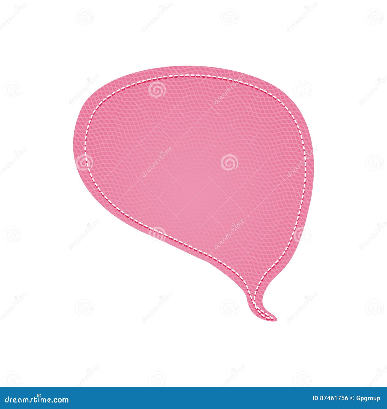 Dotted Line with Callout for Dialogue Shape Rounded with Texture in ...