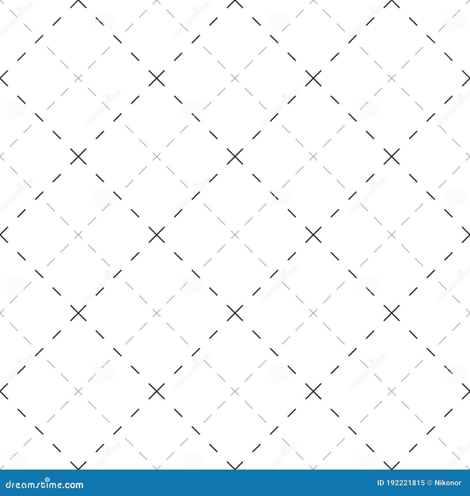 Dotted Line Seamless Geometric Pattern Stock Vector - Illustration of ...
