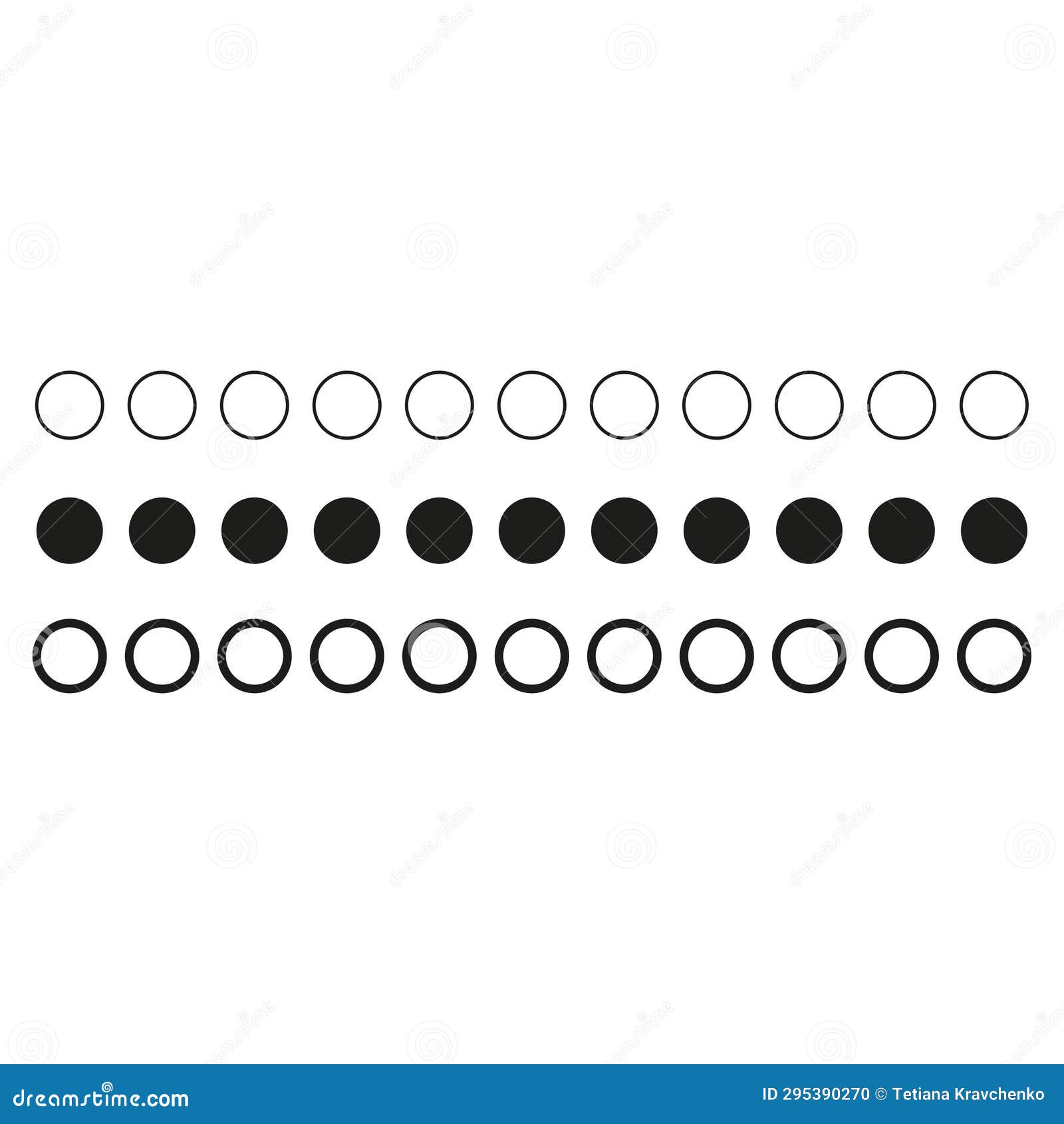 Dotted Line Simple Shape. Vector Illustration. EPS10 Stock Vector ...