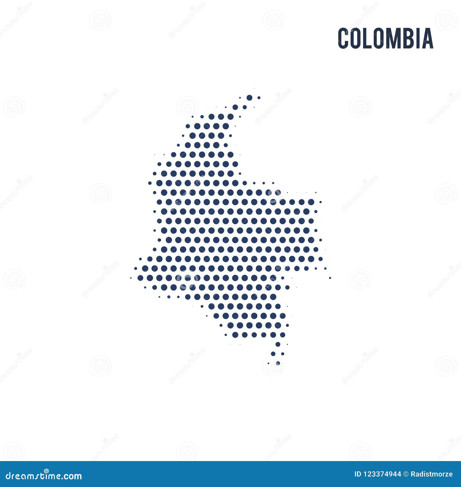 Colombia Map Isolated On Png Or Transparent Background,Symbol Of ...