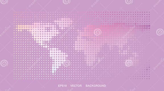 Dotted Map Design - Colorful World Map Stock Vector - Illustration of ...