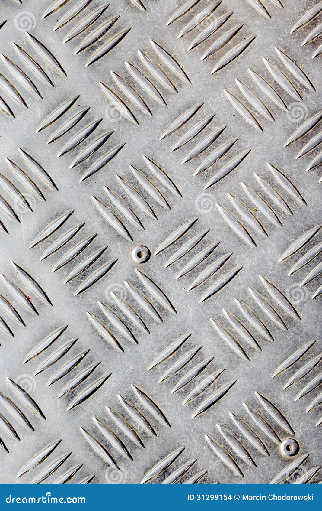 Dotted Metal Plate. Shiny Steel Stock Photo - Image of design, elegant ...