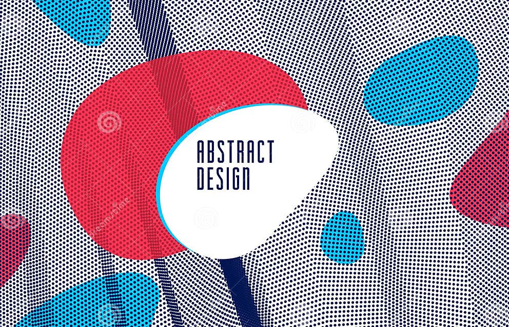 Dotted Particles Flow Vector Abstract Background, Science and ...