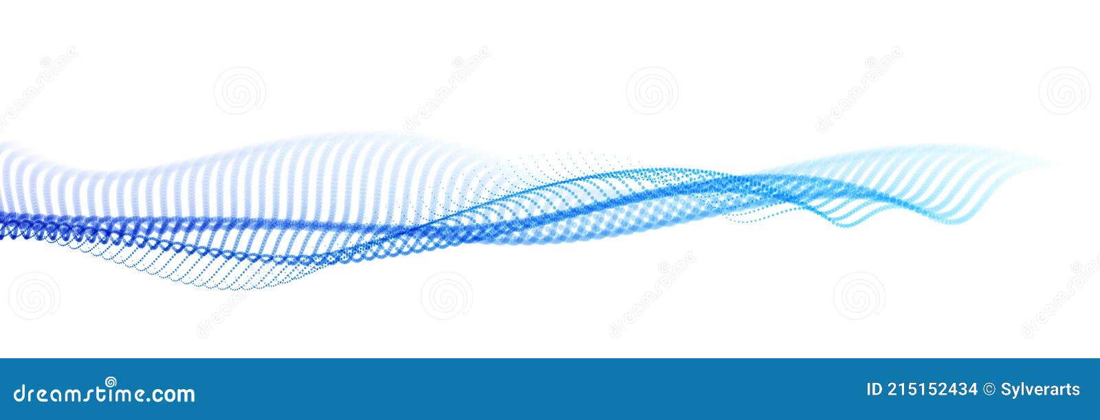 Dotted Particles Wave Flow Vector Abstract Technology and Science ...