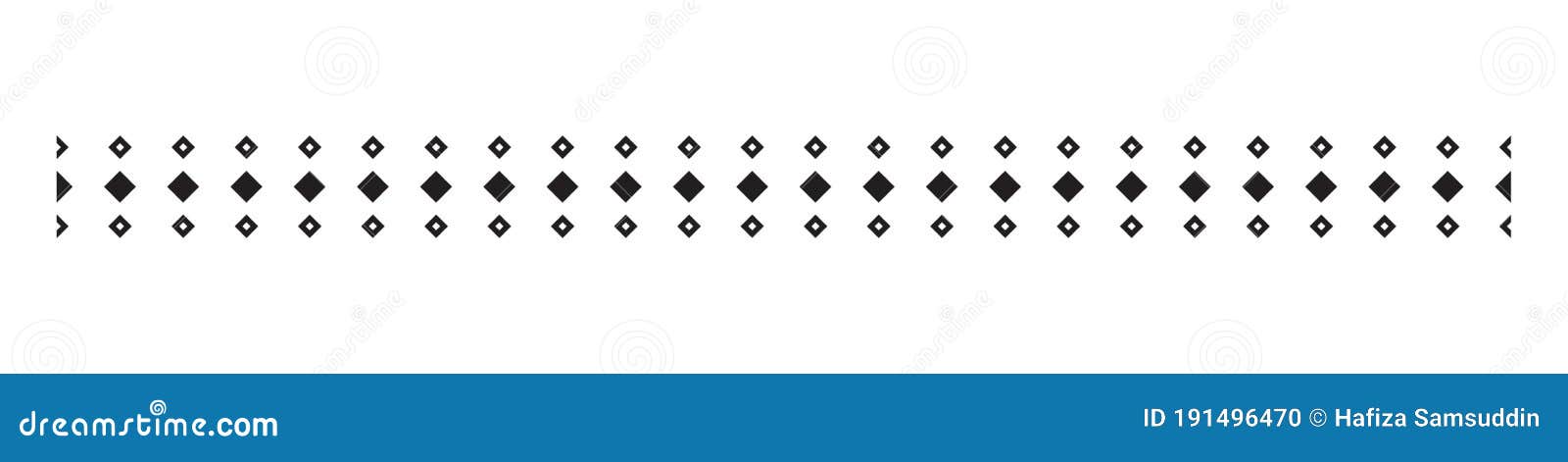 Dotted Pattern Border Design. Vector Illustration Decorative Design ...