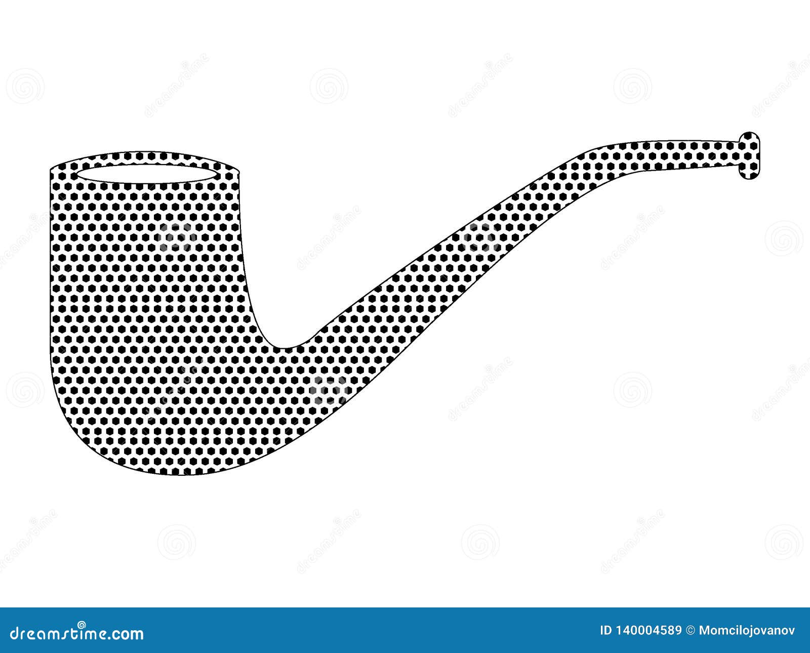 Dotted Pattern Picture of a Hipster Pipe Stock Vector - Illustration of glass, sunglasses: 140004589