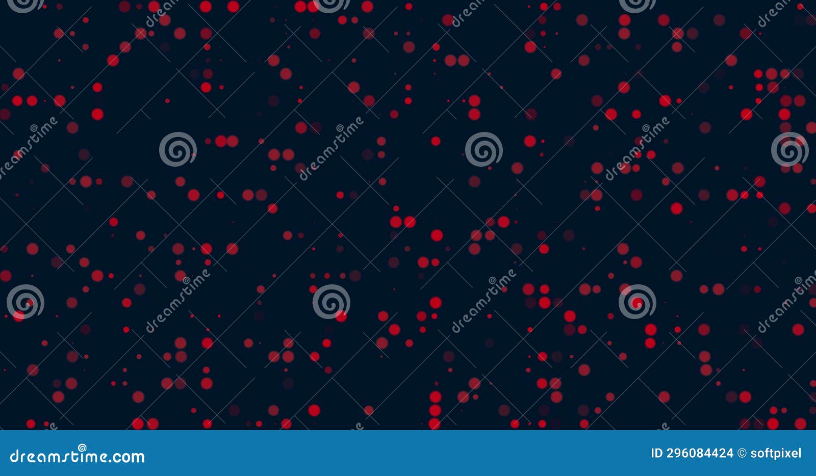 Dotted Red Digital Technology Background Stock Illustration ...