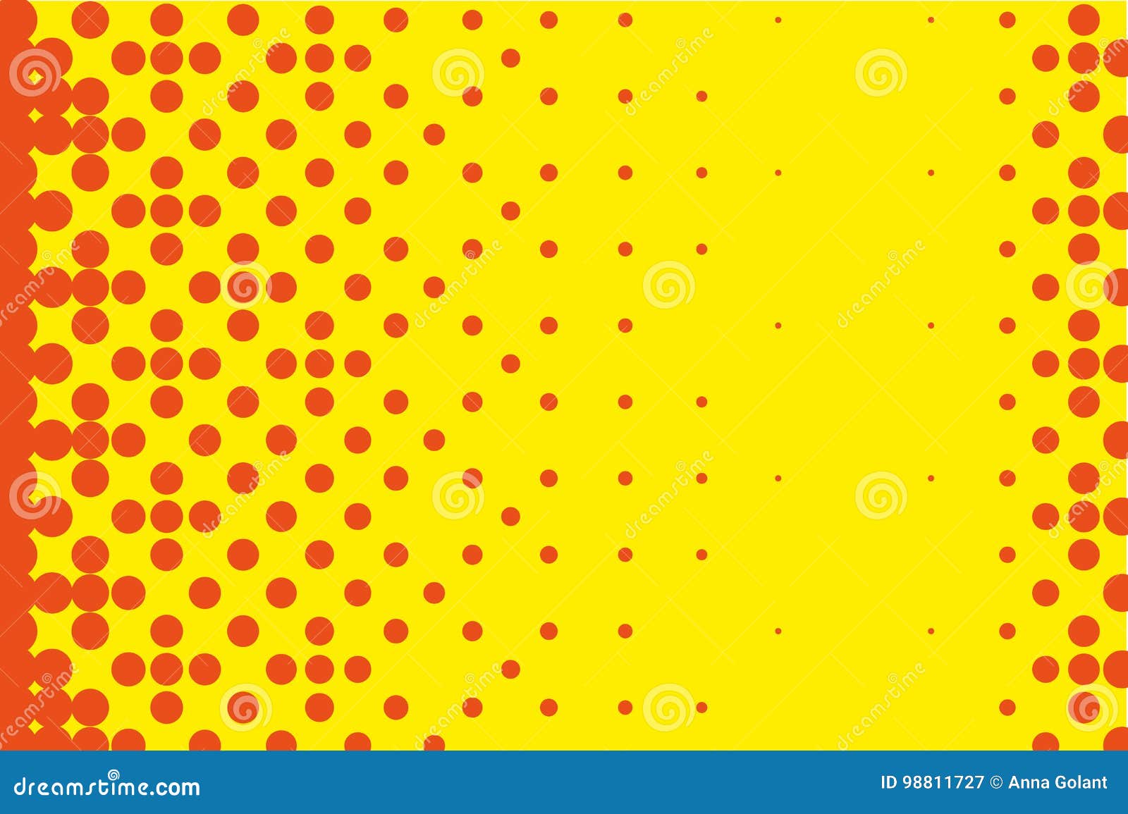 Dotted Retro Backdrop, Panels with Dots, Points, Circles, Rounds. Comic ...