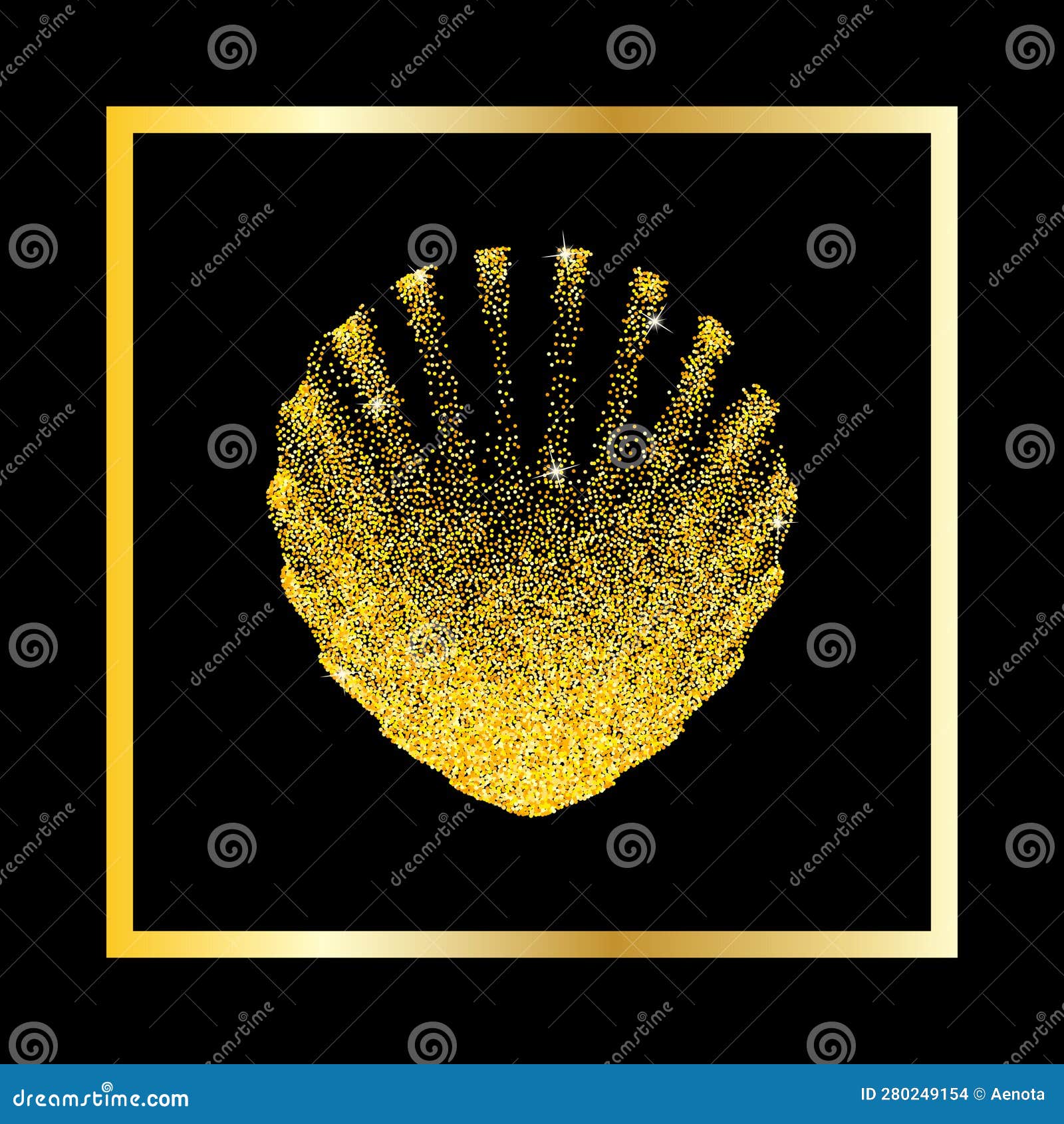 Dotted Scallop Shell stock vector. Illustration of stipple - 280249154