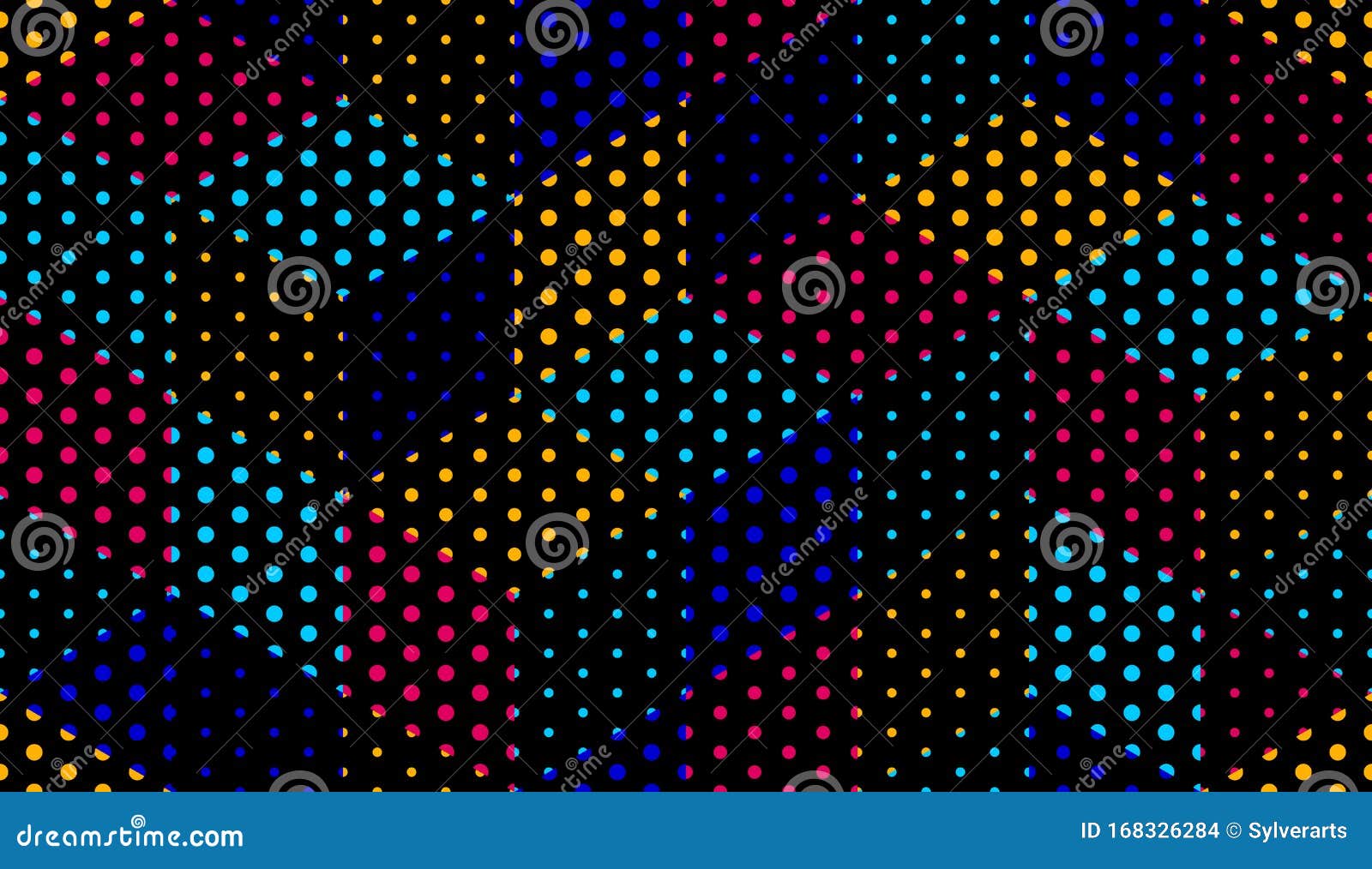 Dotted Seamless Isometric Geometric Pattern, Dots 3D Cubes Vector Tiling Background ...