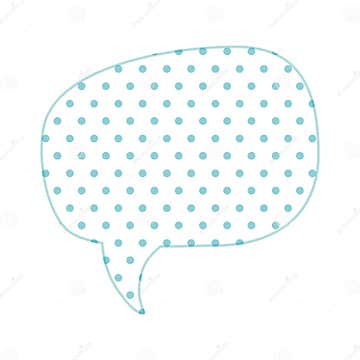 Dotted Silhouette Rounded Rectangle Callout Stock Vector - Illustration ...