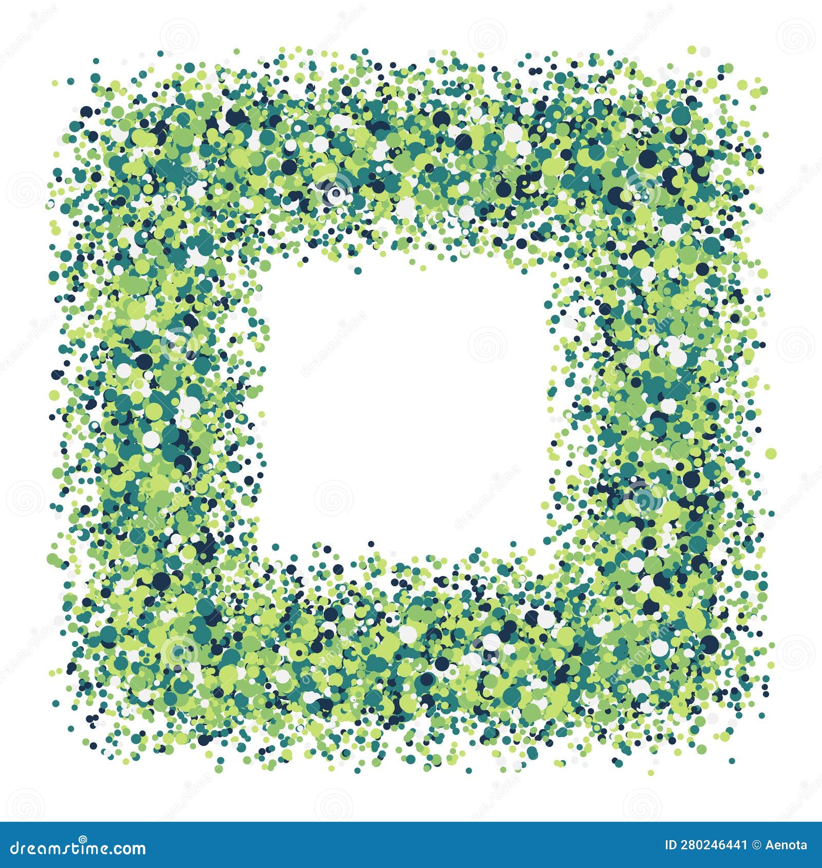 Dotted Square for Design Project Stock Vector - Illustration of ...