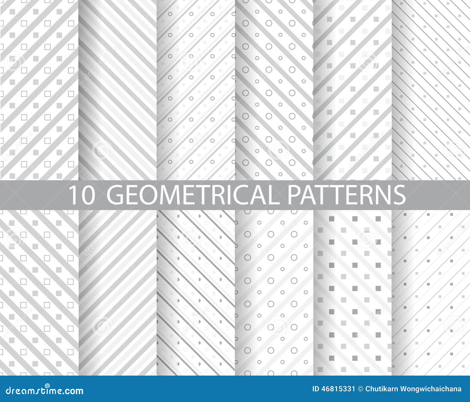 Dotted and Striped Patterns Stock Vector - Illustration of ornament ...