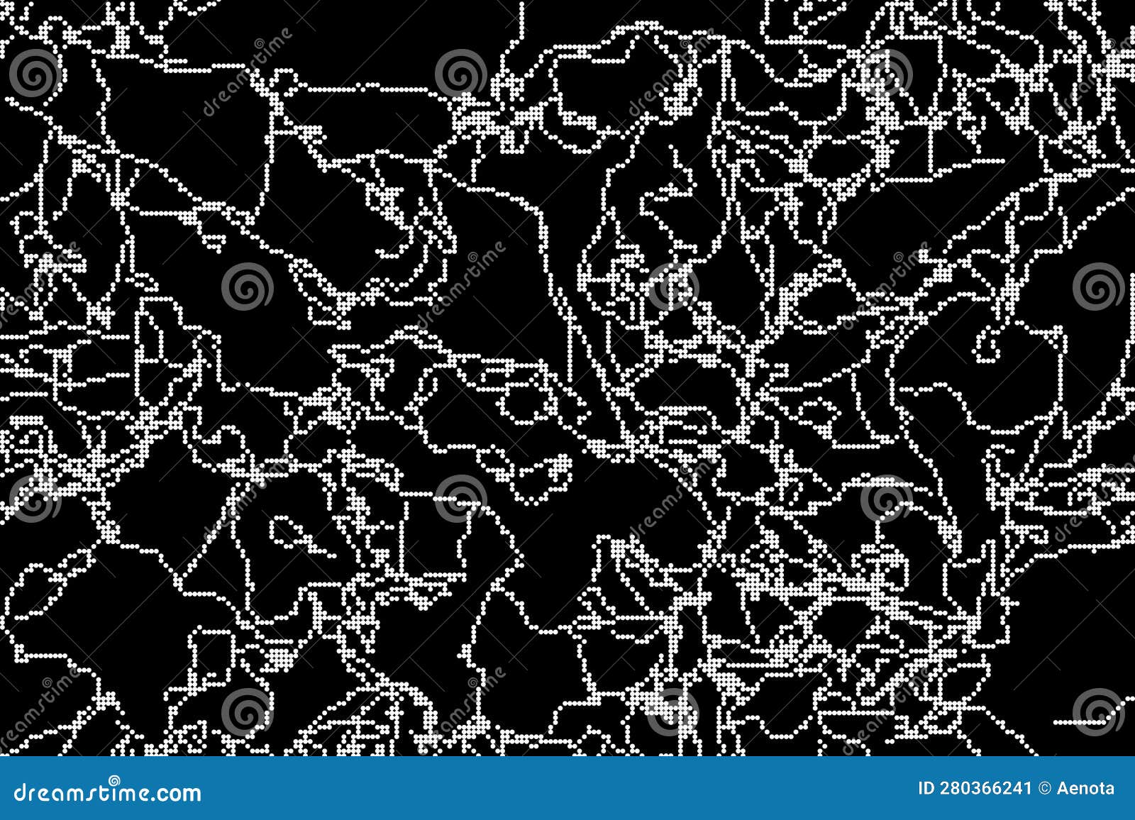 Dotted Structure Background Stock Vector - Illustration of abstract ...