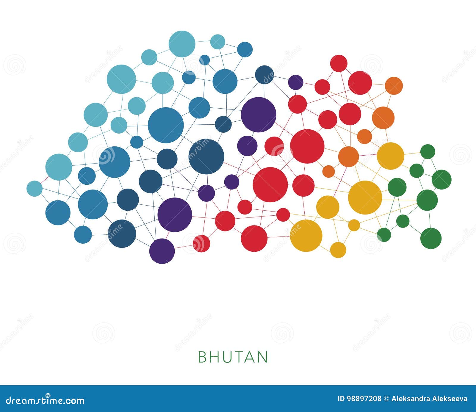 Dotted Texture Bhutan Vector Background Stock Vector - Illustration of ...