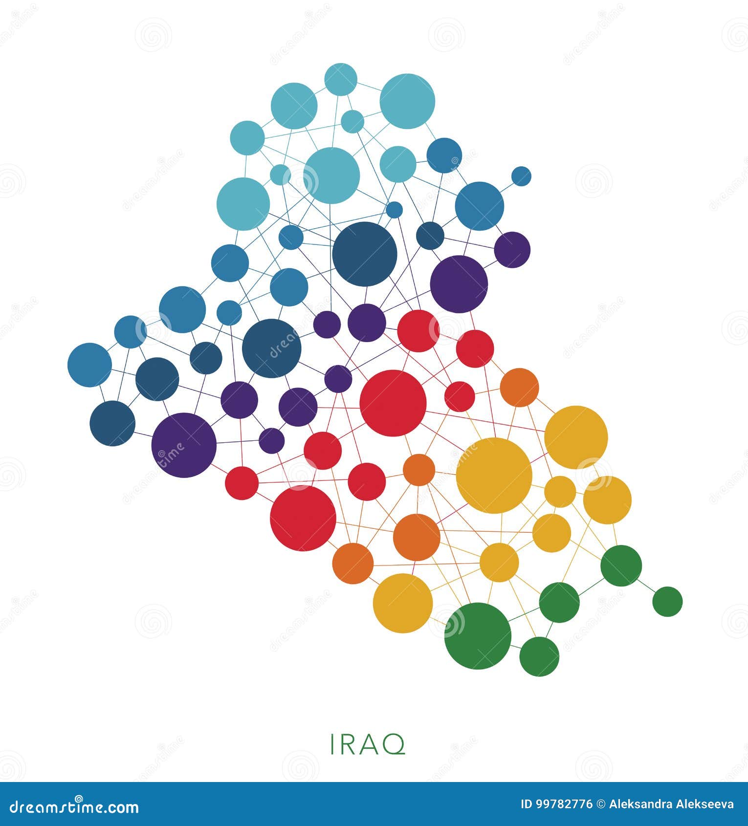 Dotted Texture Iraq Vector Background Stock Vector - Illustration of ...