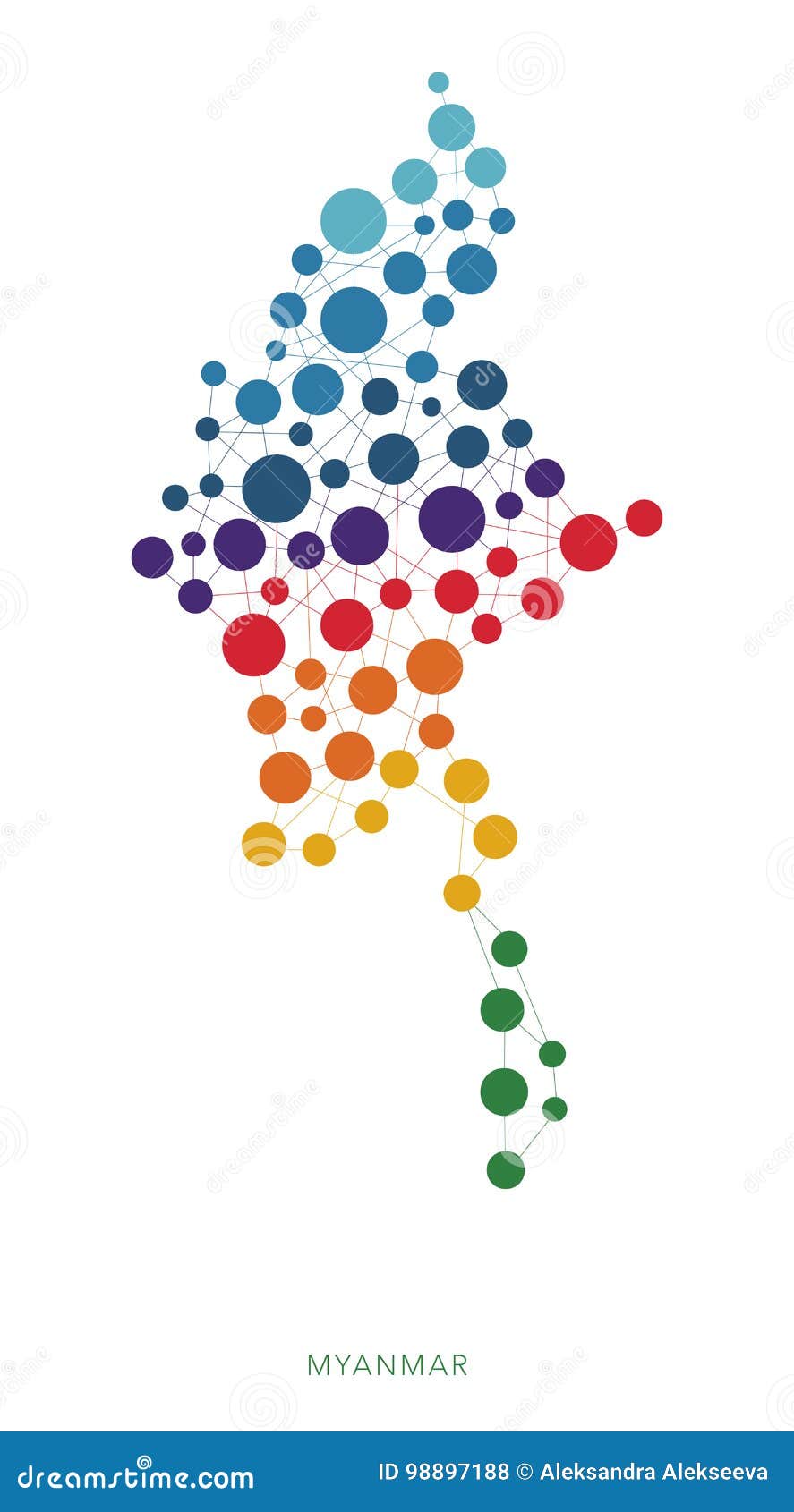 Dotted Texture Myanmar Vector Background Stock Vector - Illustration of ...