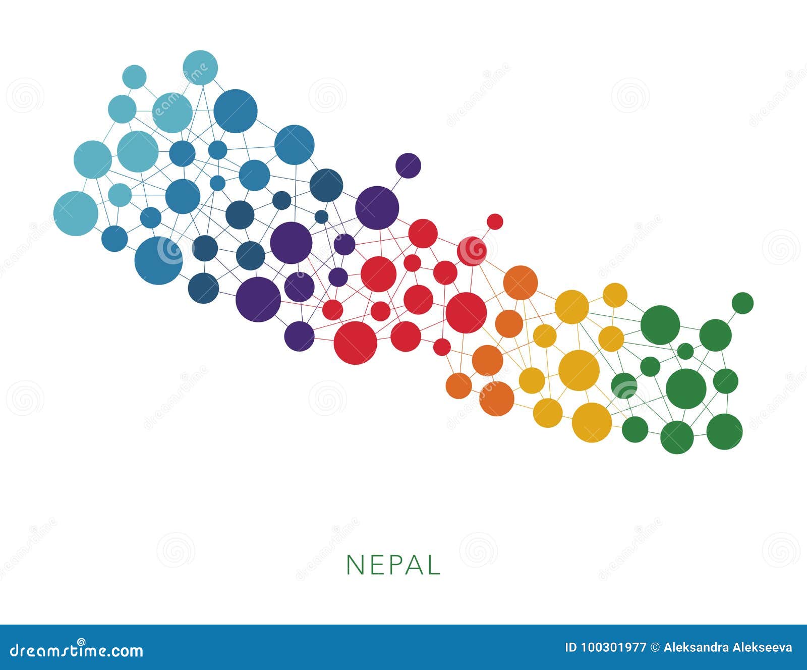 Map Nepal Vector Background. Isolated Country Texture | CartoonDealer ...