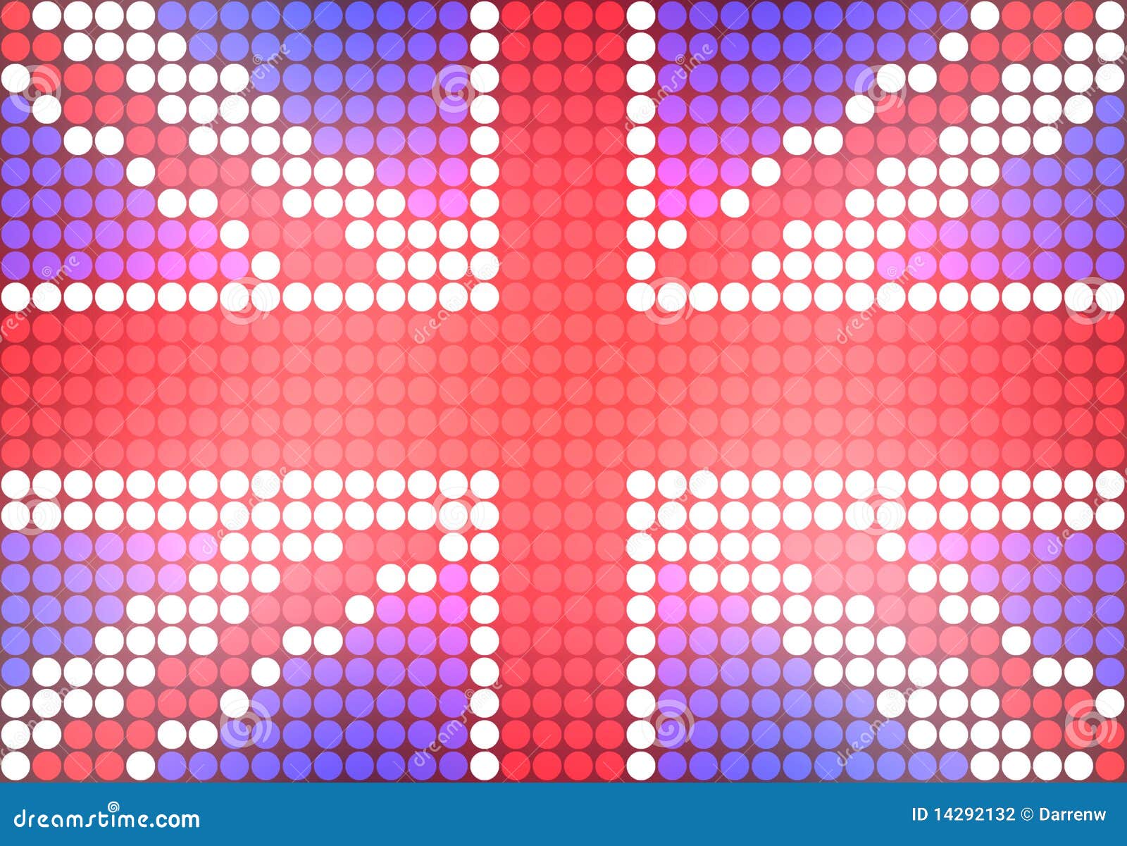 Dotted UK Flag stock illustration. Illustration of backgrounds - 14292132