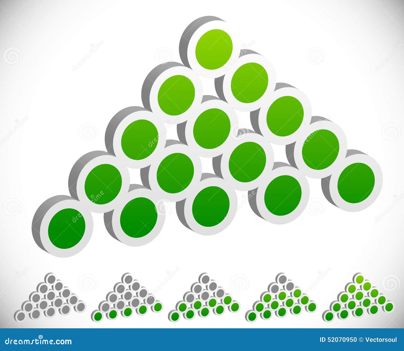 3d Upward Progress Business Chart Arrow Royalty-Free Cartoon ...