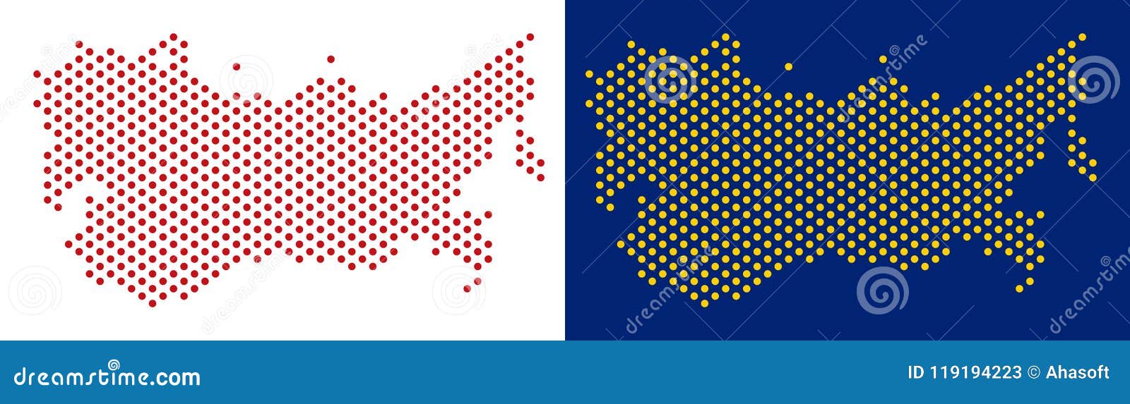 Dotted USSR Map stock vector. Illustration of pattern - 119194223