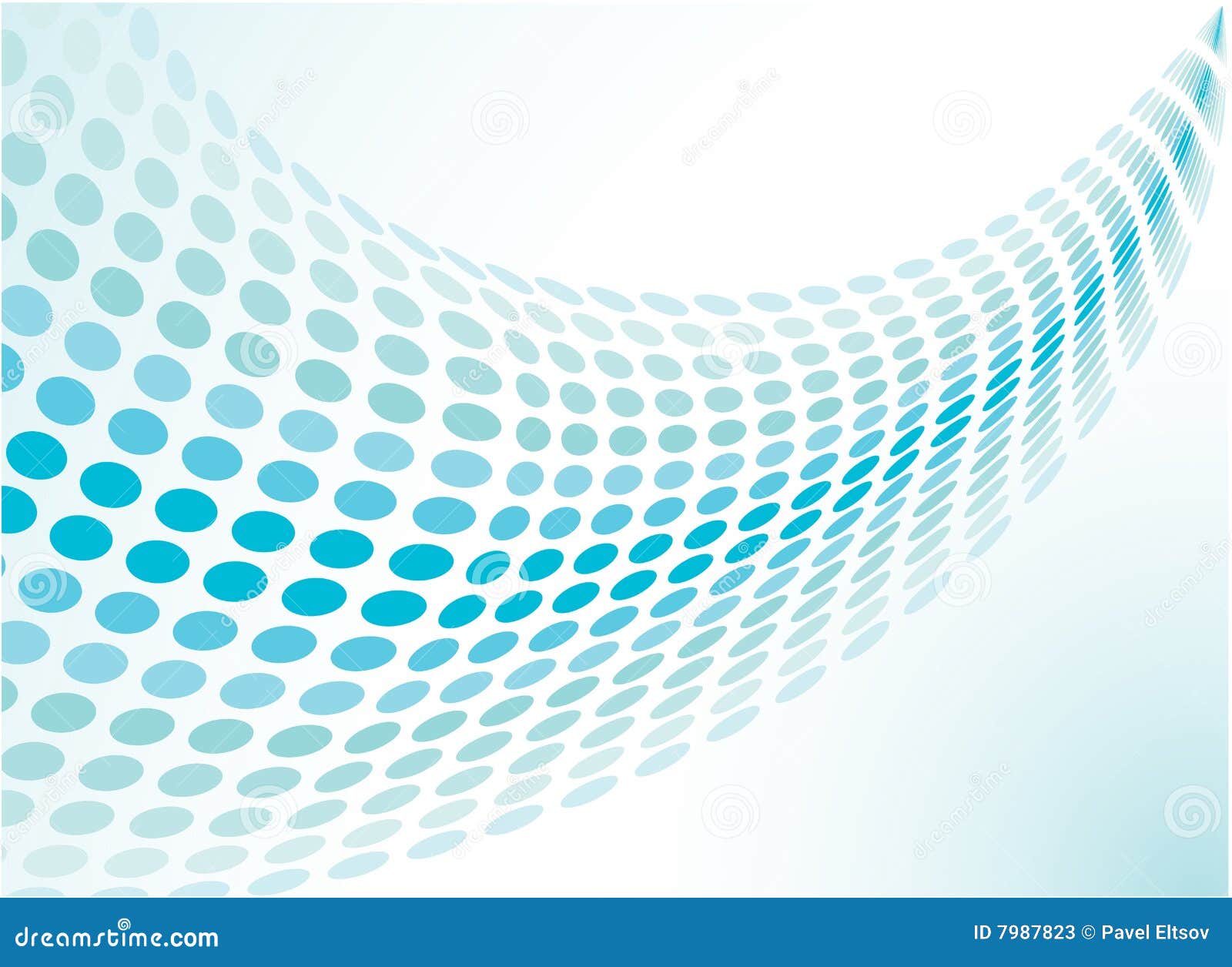 Dotted wave stock vector. Illustration of wallpaper, mosaic - 7987823