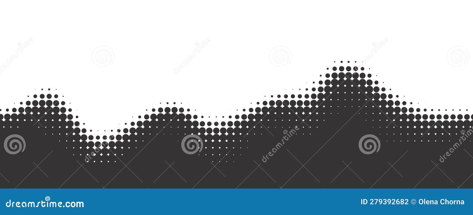 Dotted Wave Background. Halftone Abstract Vector Gradient. Particle Flow Fade. Textured Fluid ...