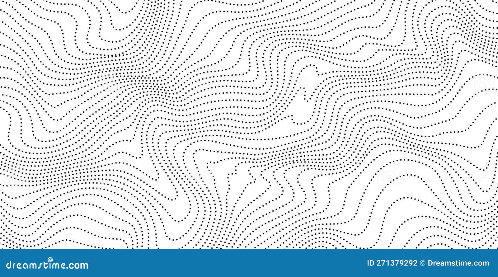 Dotted Wave Lines Background. Abstract Stripes Texture. Warped and ...