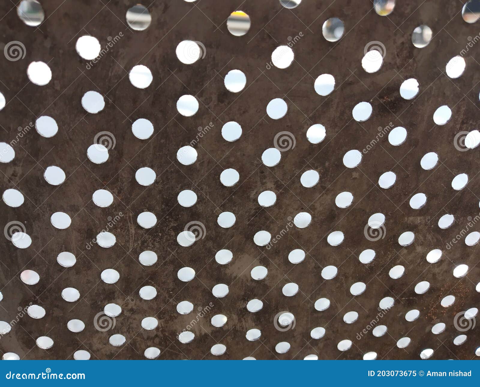 Dotted Whole Shape Structure Wall Sample Stock Image - Image of ...