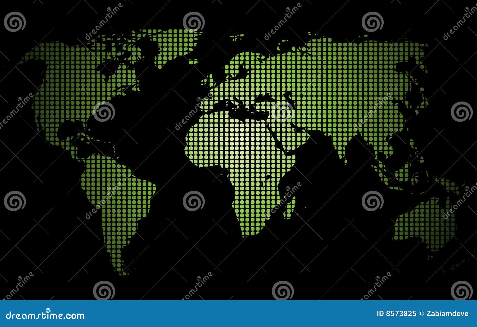 Dotted World Map Vector, Flat Earth Map For Website, Annual Report ...