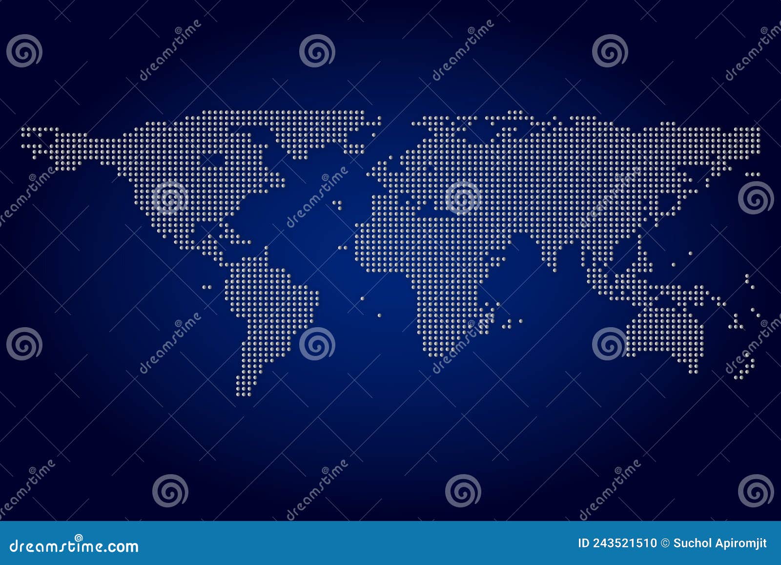 Dotted World Map, Abstract Computer Graphic World Map Round Dots. Stock ... Dotted World Map, Abstract Computer Graphic World Map Round Dots. Stock ...