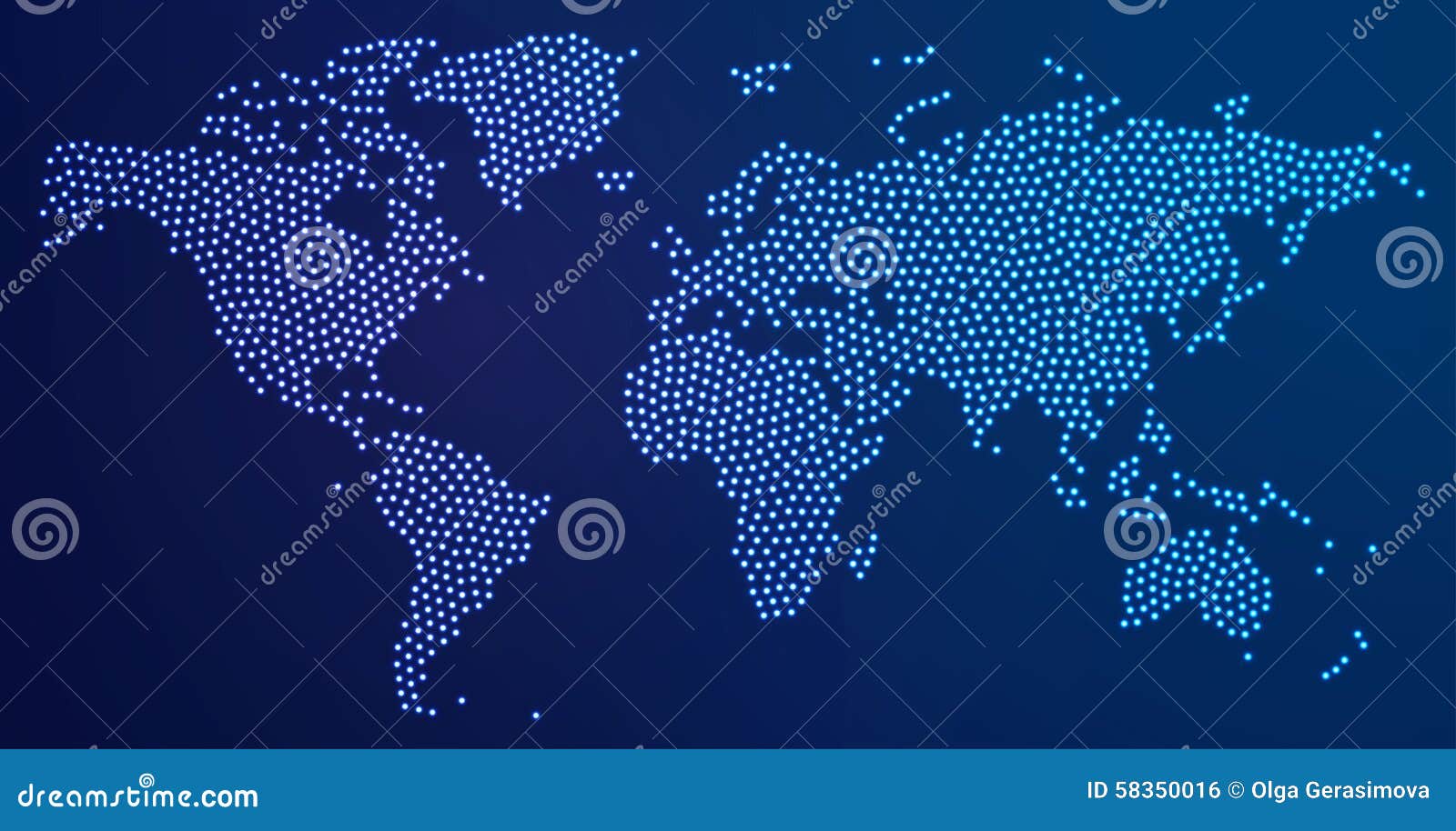 Dotted World Map Spot Lights Stock Illustrations – 8 Dotted World Map ...