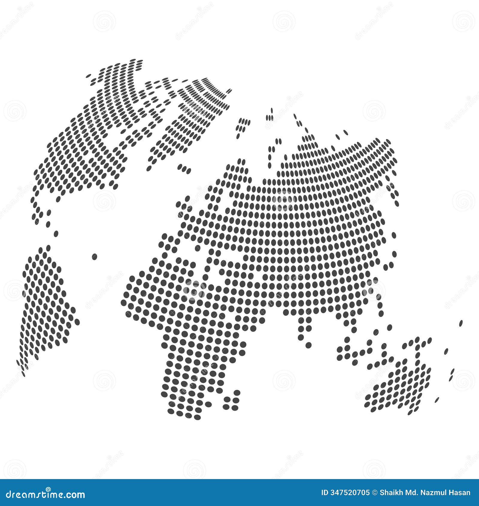 Dotted World Map Vector Design Stock Vector - Illustration of designs ...