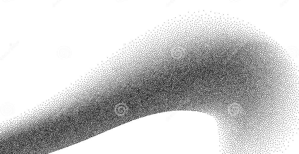 Dotwork Abstract Background, Black Grain Texture, Abstract Stipple Sand ...