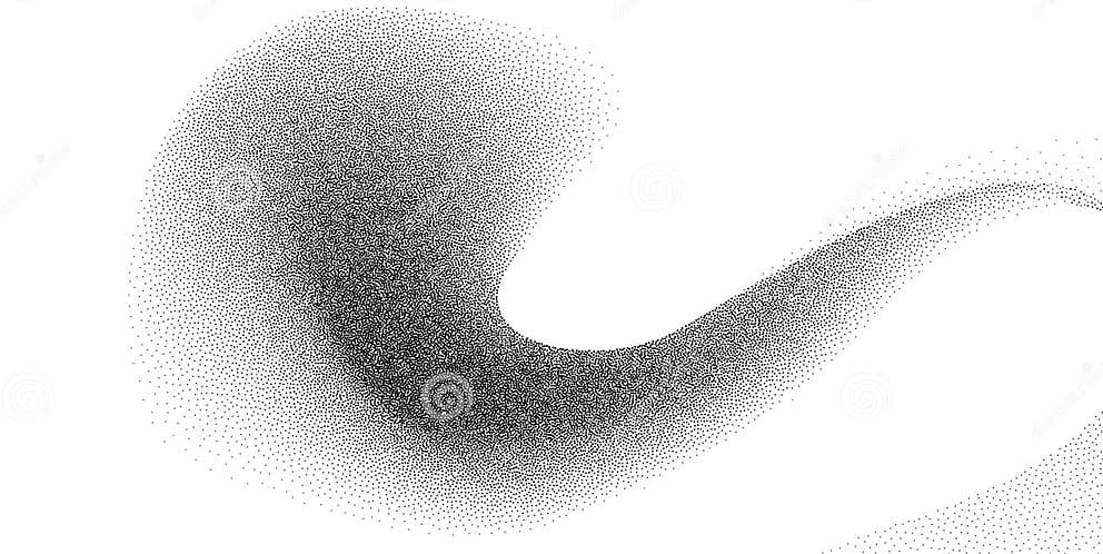 Dotwork Abstract Background, Black Grain Texture, Abstract Stipple Sand ...
