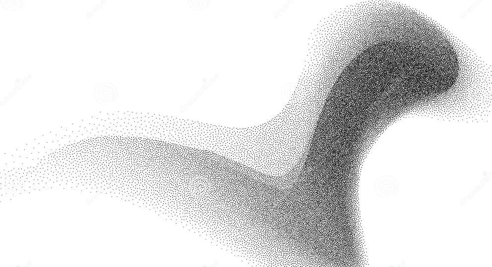 Dotwork Abstract Background, Black Grain Texture, Abstract Stipple Sand ...