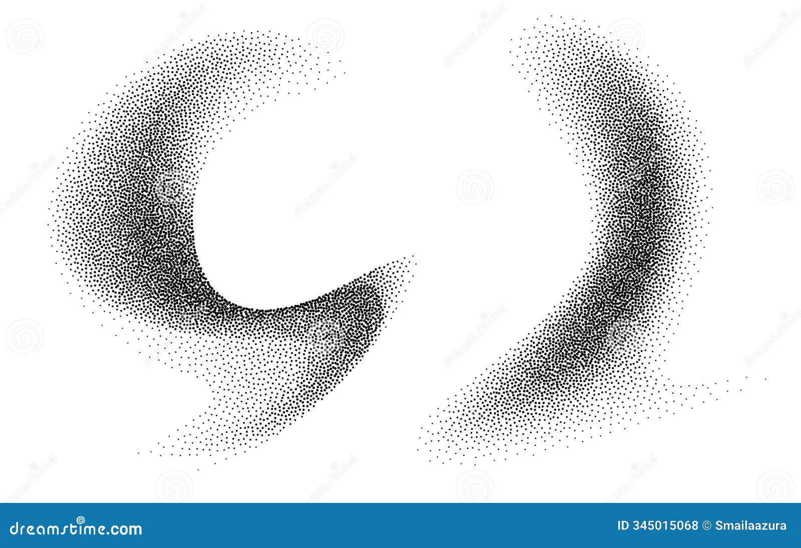 Dotwork Abstract Shapes, Black Grain Texture, Abstract Stipple Sand ...