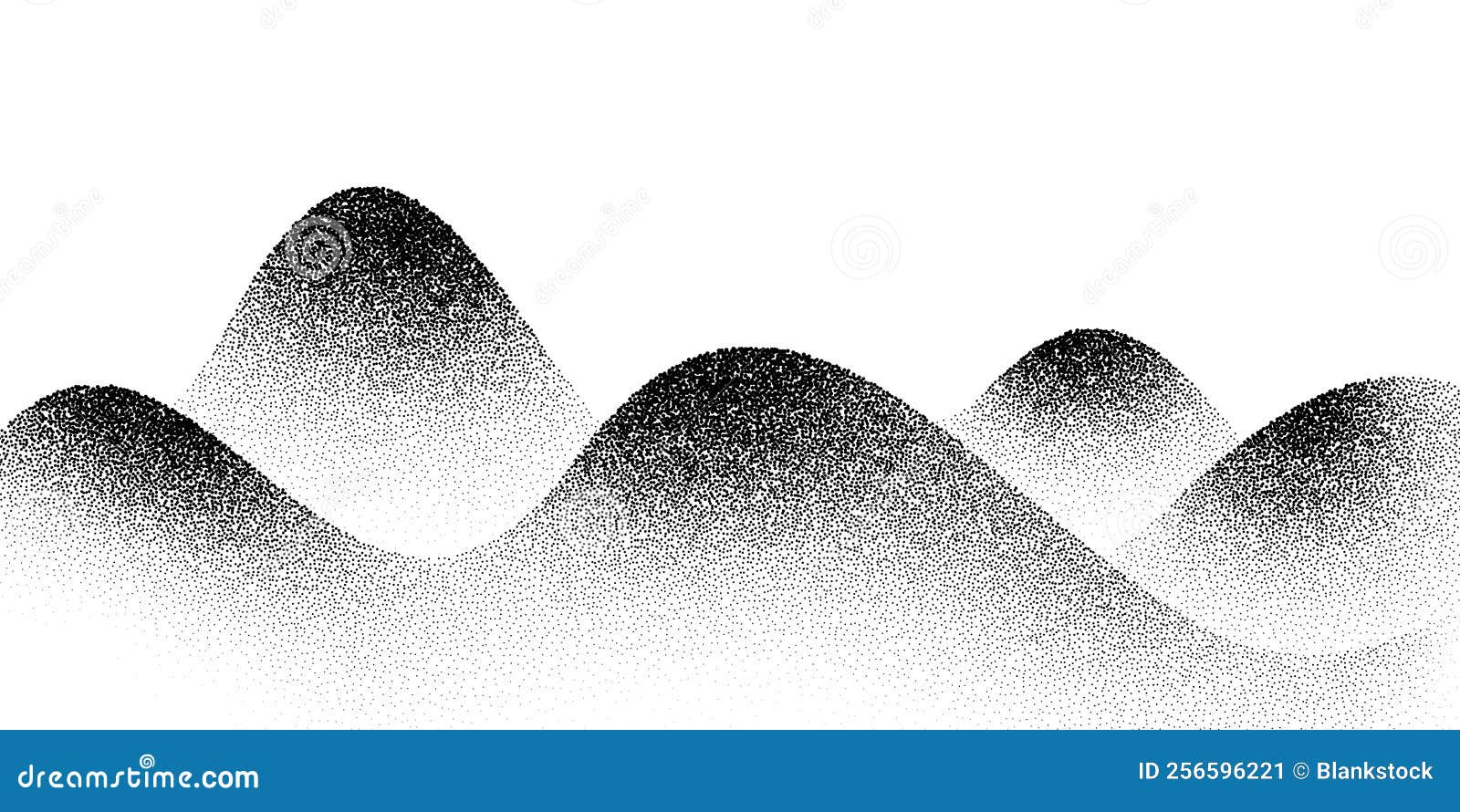 Stipple Pattern, Dotted Geometric Background. Stippling, Dotwork ...