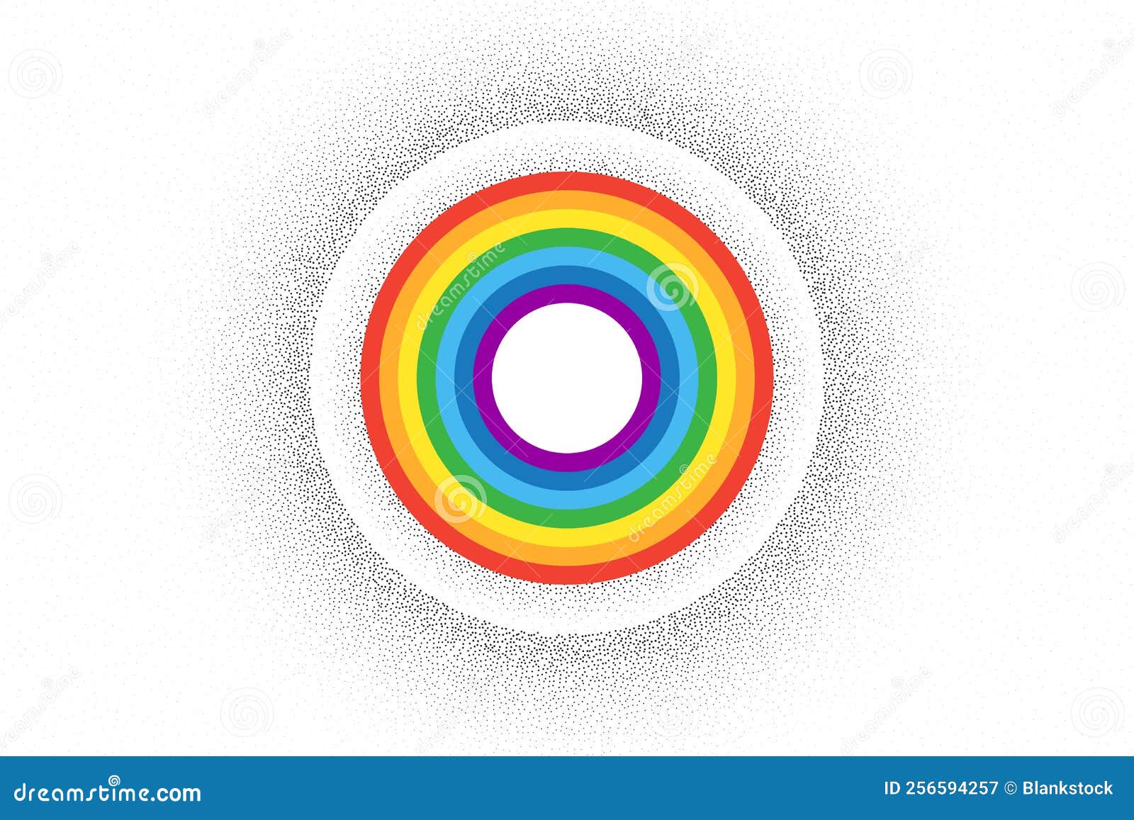 Dotwork Pattern with LGBT Pride Flag Background. Sand Grain Grunge ...