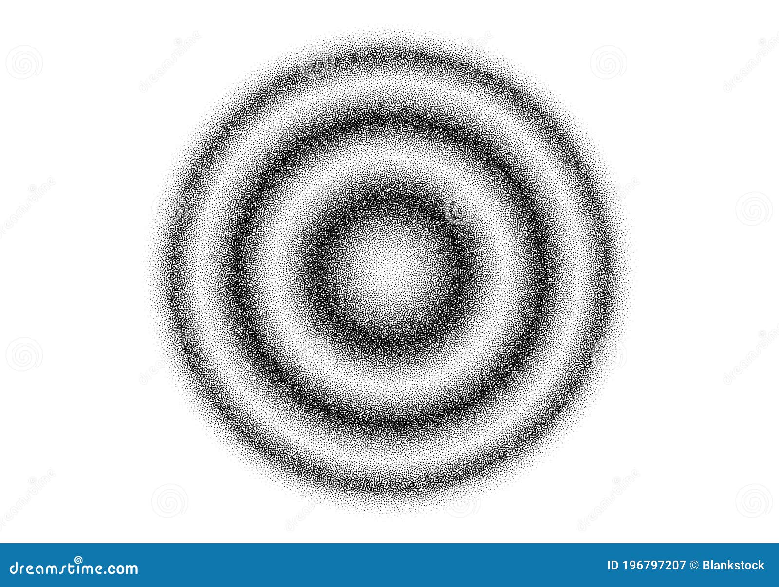 Dotwork Splash Ripple Waves Pattern Background. Black Noise Stipple ...