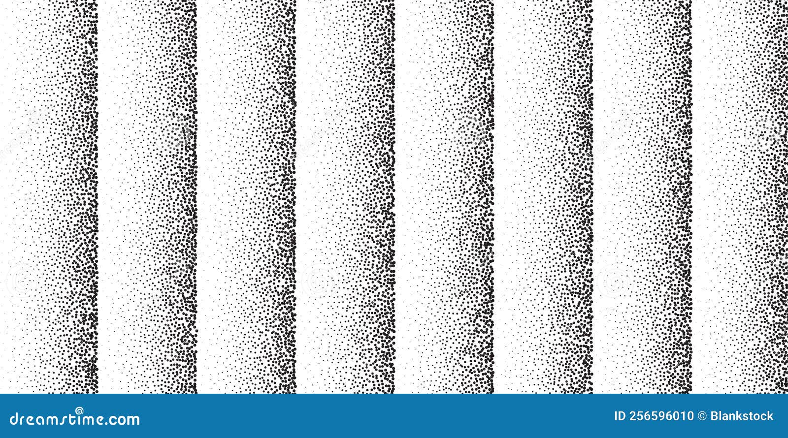 Dotwork Stripes Pattern Background. Black Noise Stipple Dots. Dotted ...