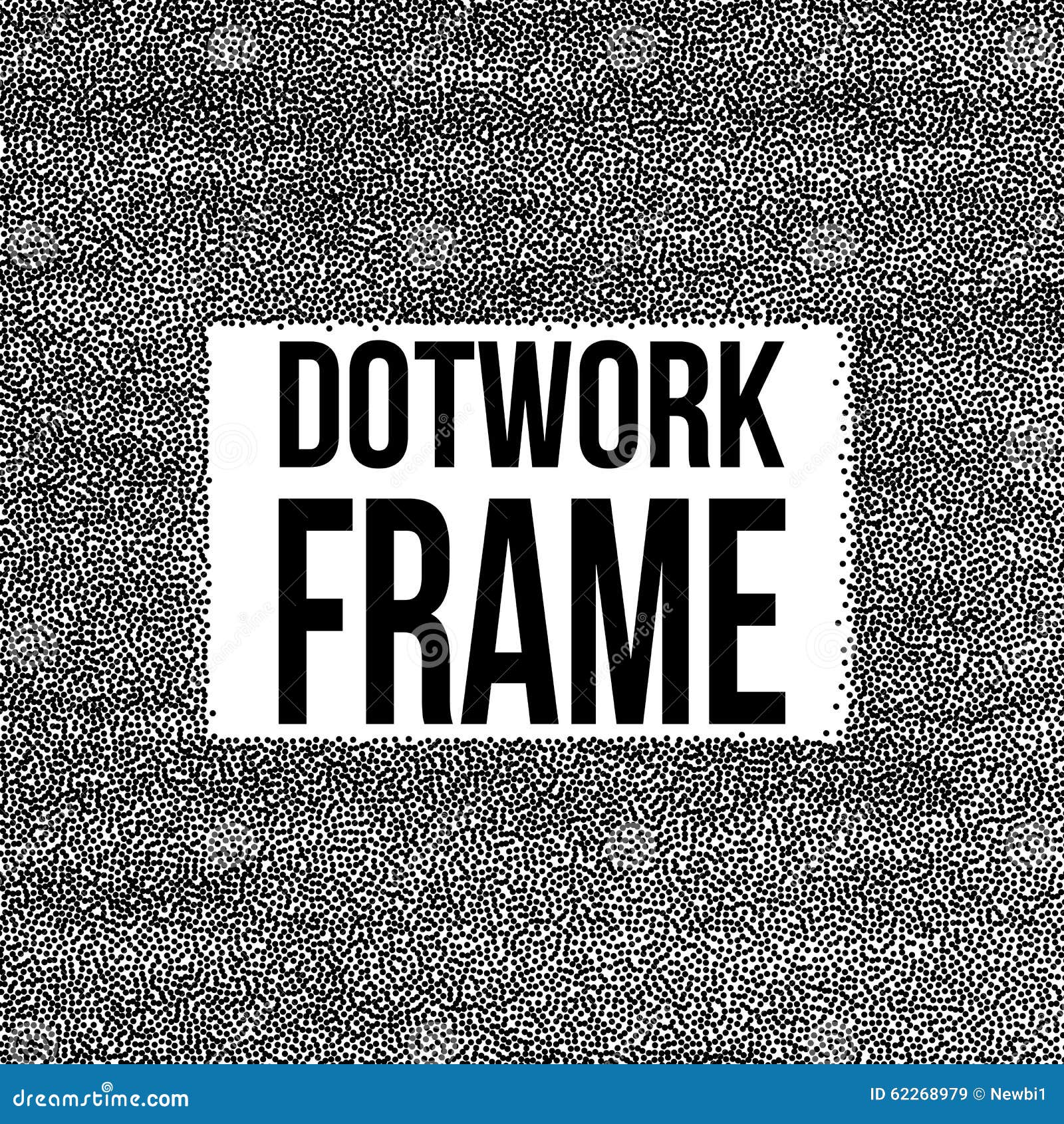 Dotwork Vector Frame | CartoonDealer.com #62268979