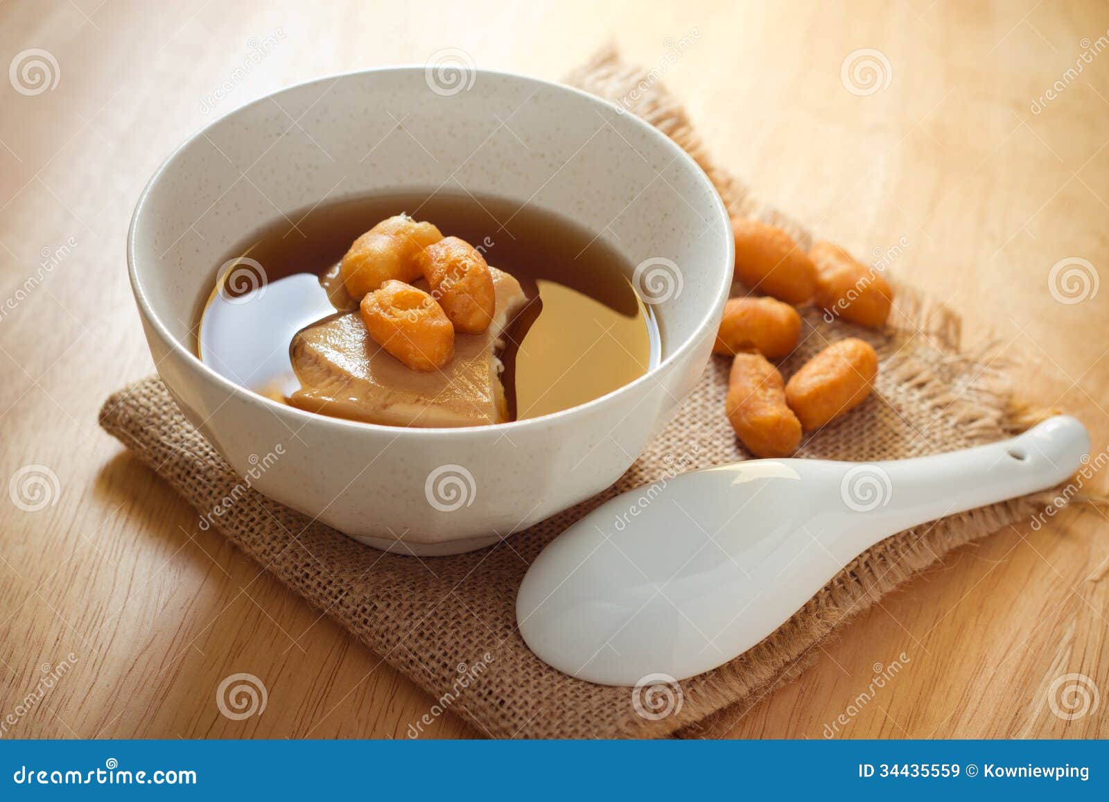 Dou Hua stock image. Image of chinese, douhua, doughnut - 34435559