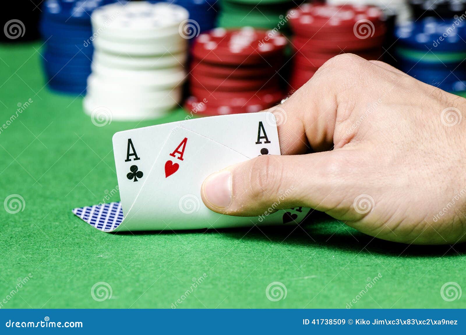 Double ace in poker stock image. Image of closeup, card - 41738509