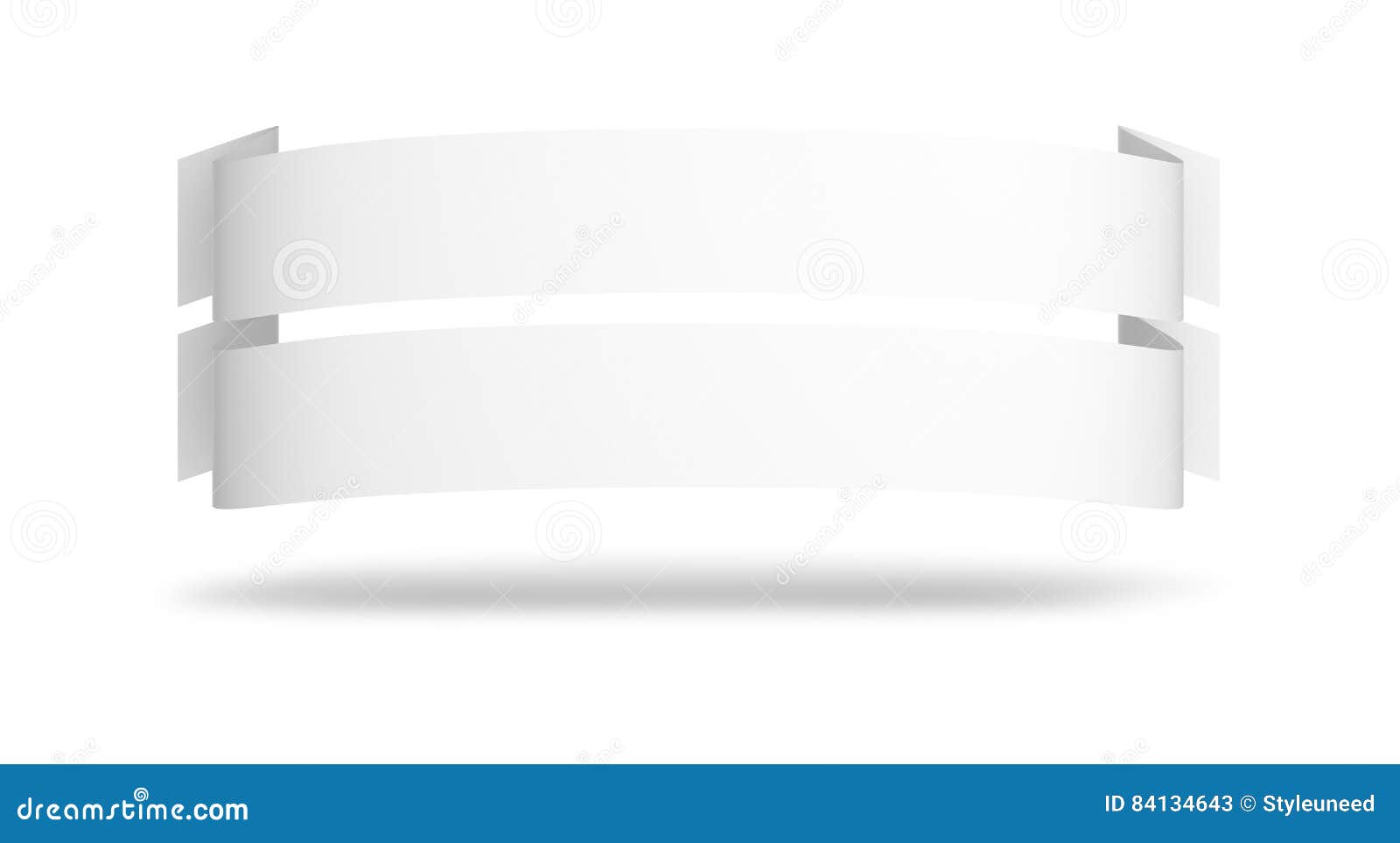 Double Advertising Sign White Stock Illustration - Illustration of blog ...