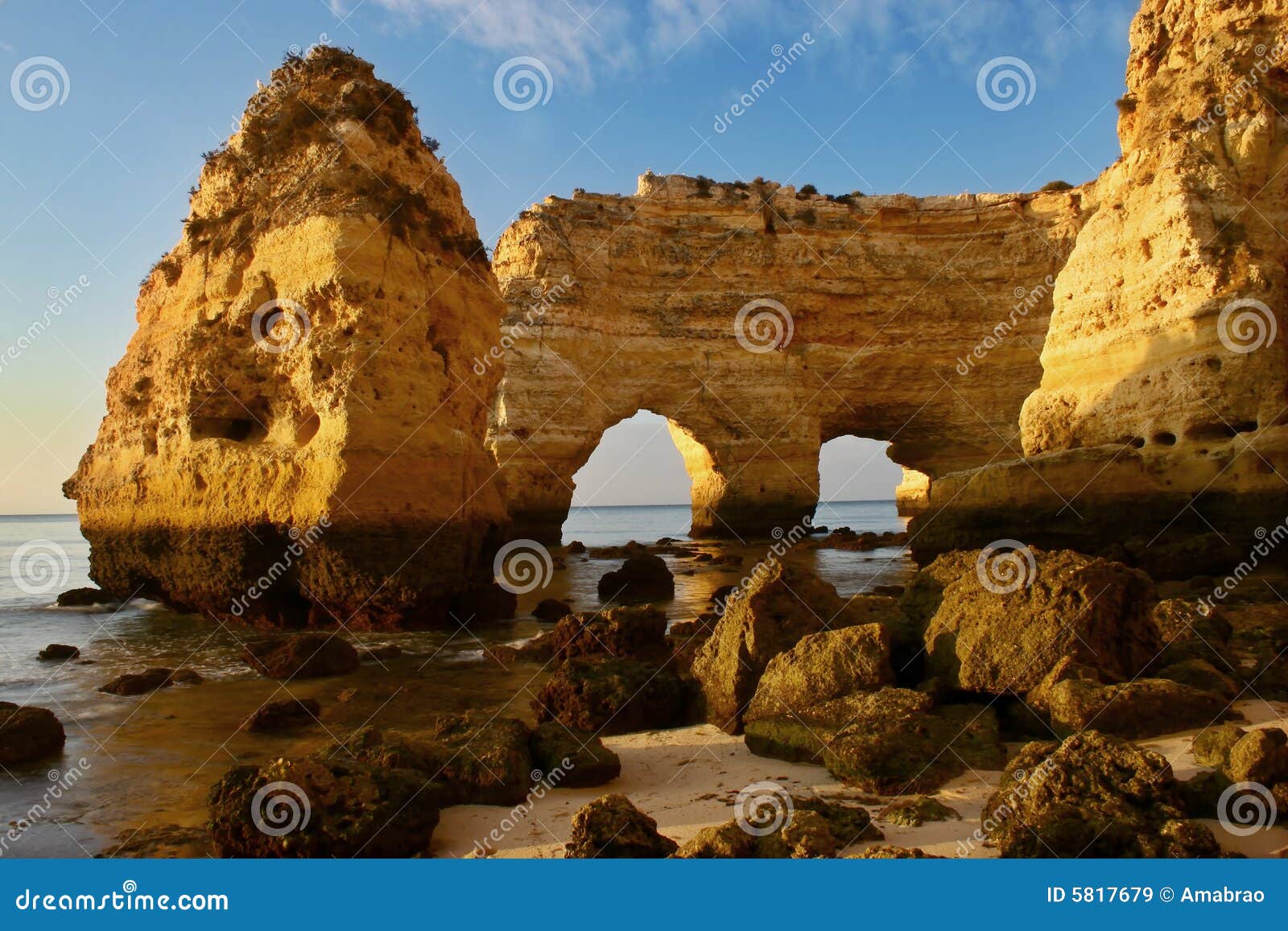 The double arch stock image. Image of eroded, blue, jagged - 5817679