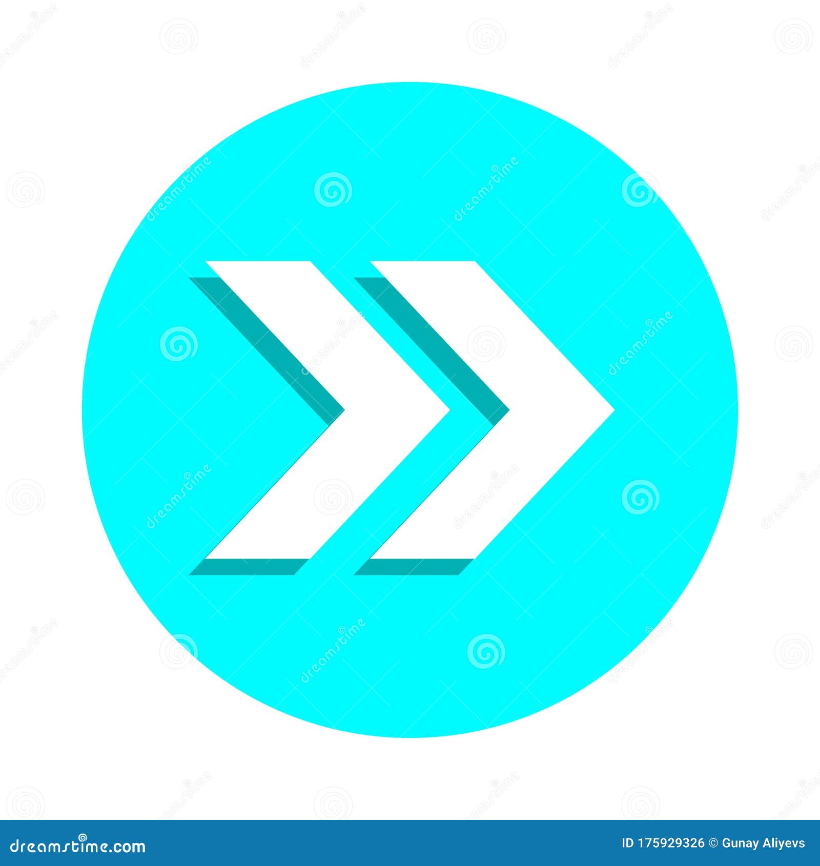 Double Arrow Badge Icon. Simple Glyph, Flat Vector of Web Icons for Ui ...