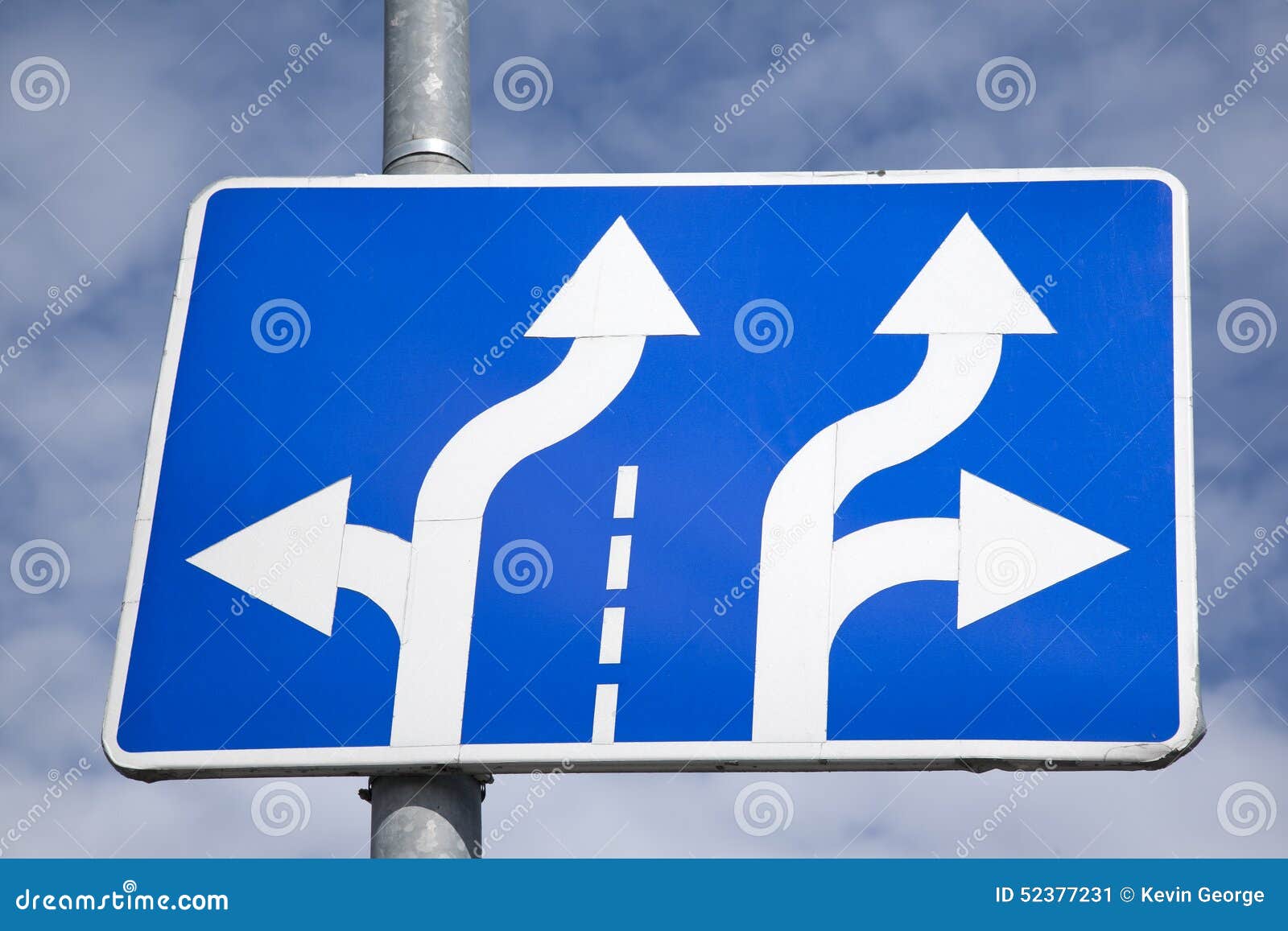Double Arrow Sign stock image. Image of concept, choice - 52377231