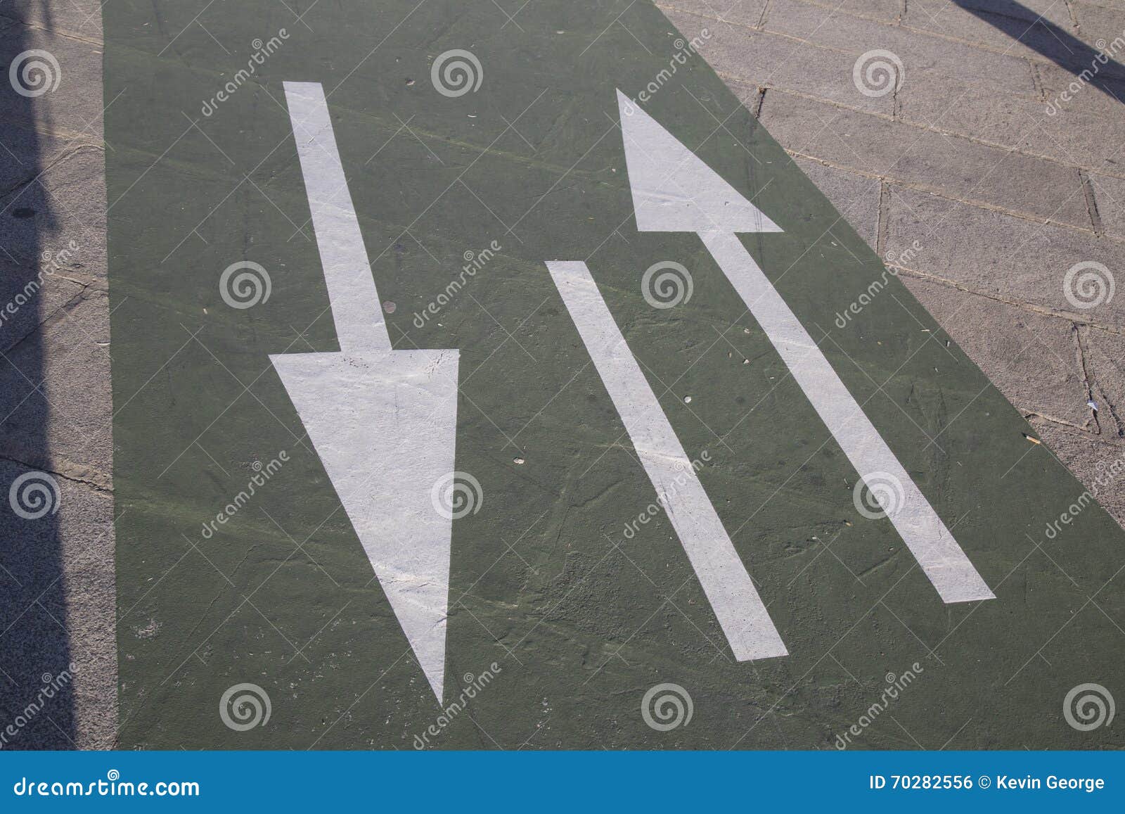 Double Arrow Sign stock photo. Image of arrow, transport - 70282556